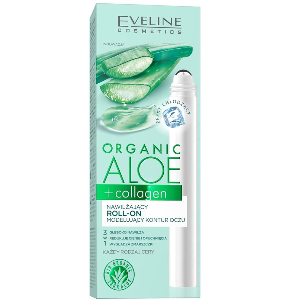 Eveline Organic Aloe Collagen Moisturizing Eye Contour | Eye Care ...
