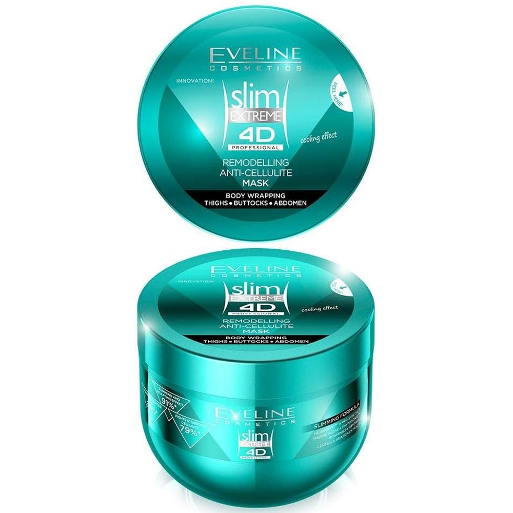 Eveline Slim Extreme 4D Remodelling Anti-Cellulite Body Mask with ...
