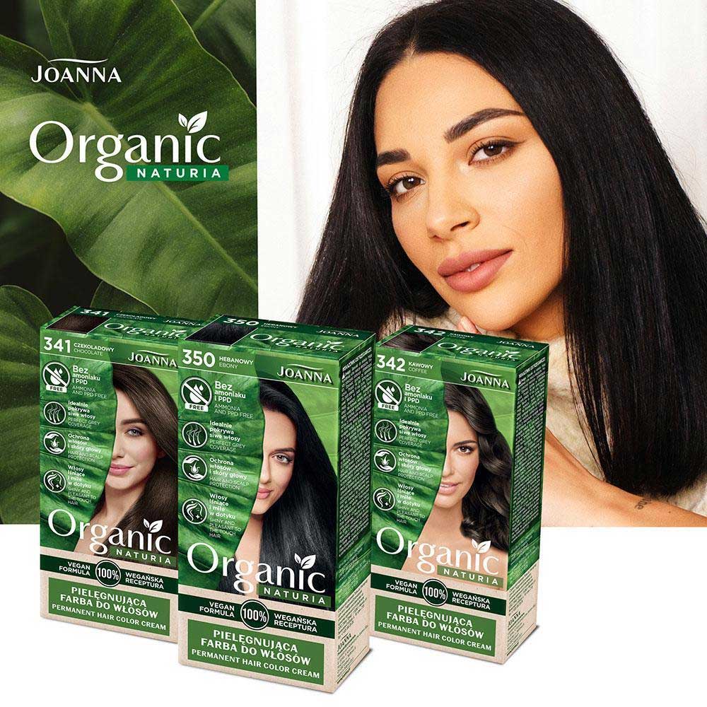 Joanna Naturia Organic Vegan Ammonia Free Permanent Hair Color Cream ...