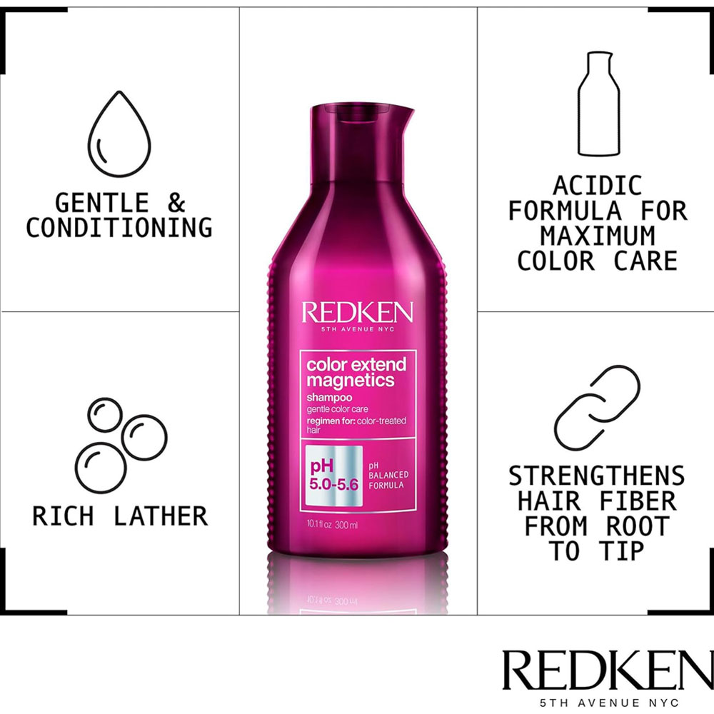 Redken Color Extend Magnetics Shampoo 300ml | GLAMBEAUTY