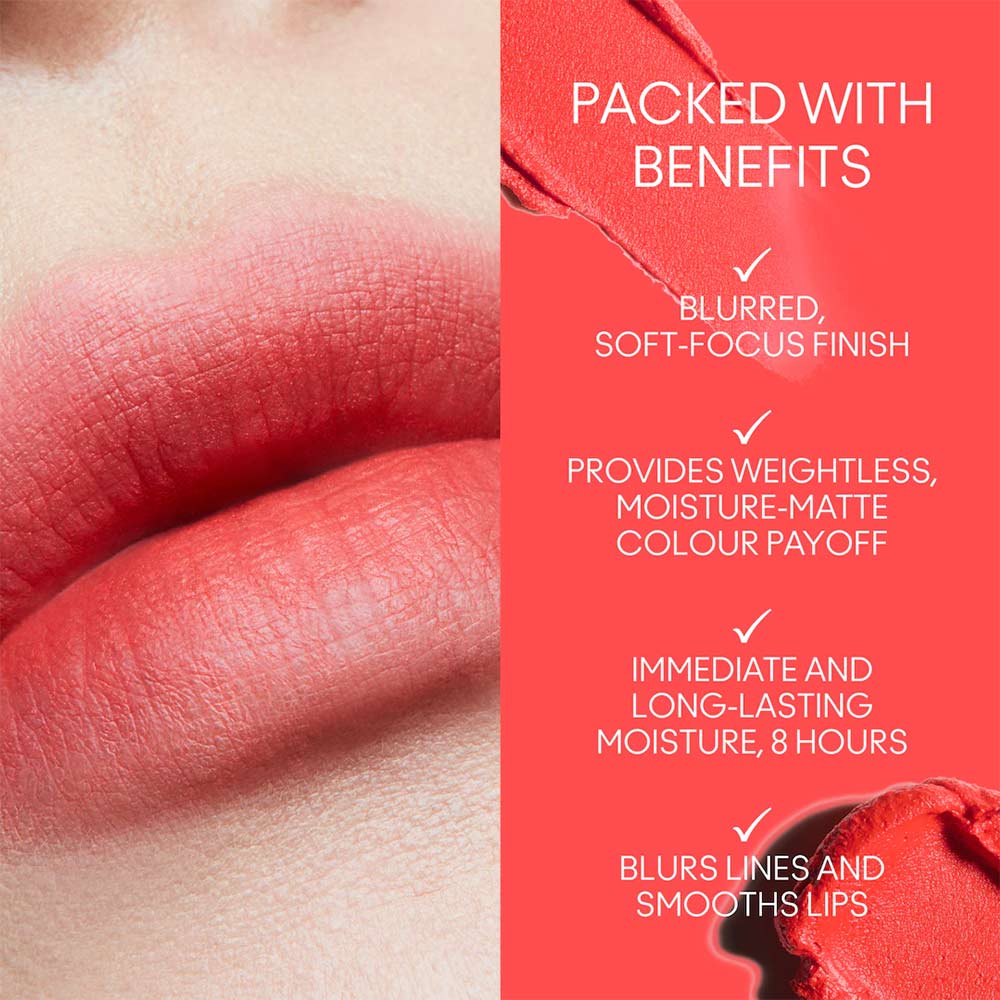 MAC Powder Kiss Lipstick | Soft Matte Finish | 8h Long Wear | GLAMBEAUTY