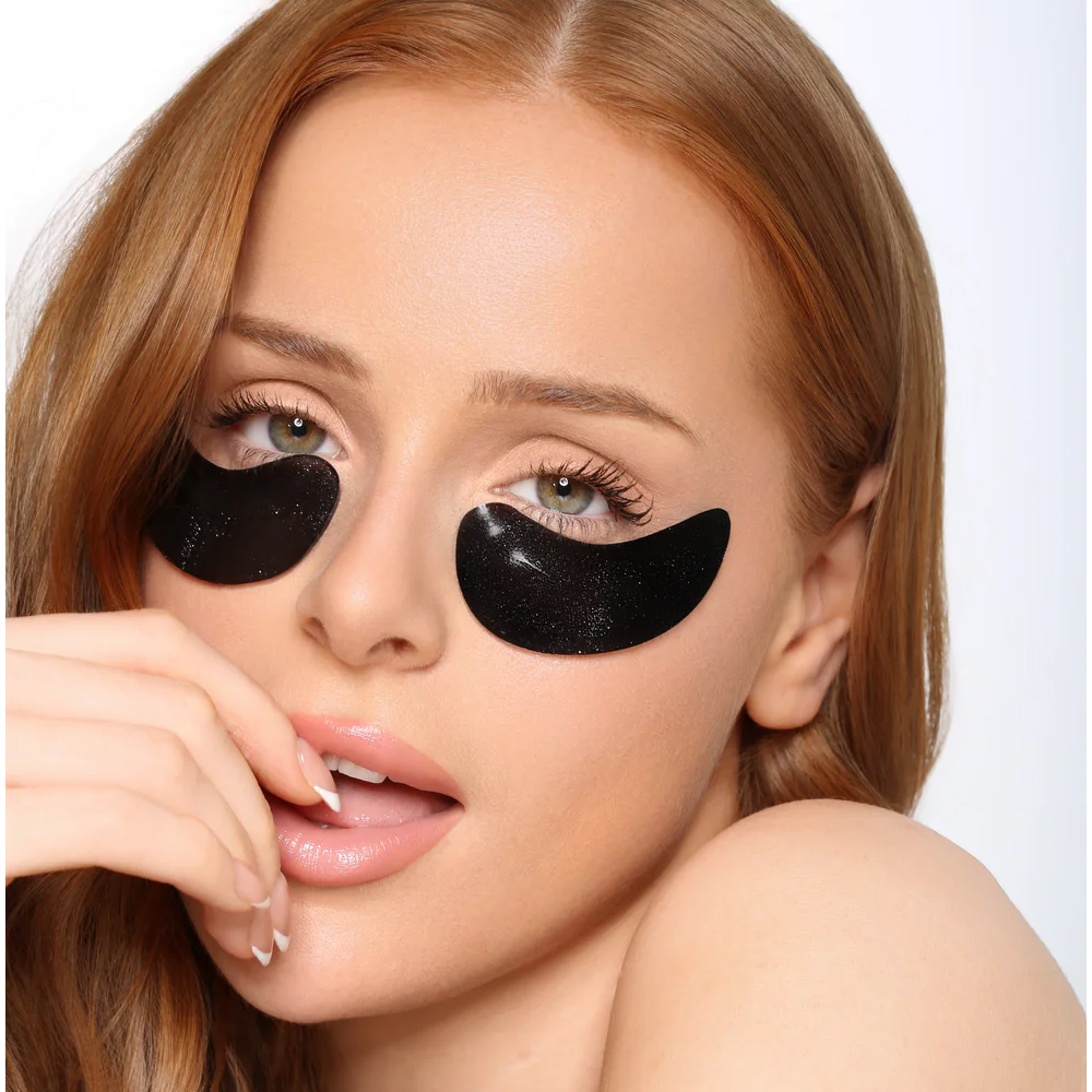 helloSKIN Black Pearl Charcoal Infused Eye Mask | GLAMBEAUTY