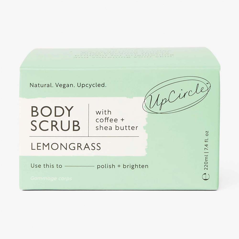 UpCircle Beauty Coffee Body Scrub with Lemongrass 220ml | GLAMBEAUTY